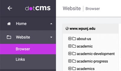 How to Edit Your Website in dotCMS | William Paterson University